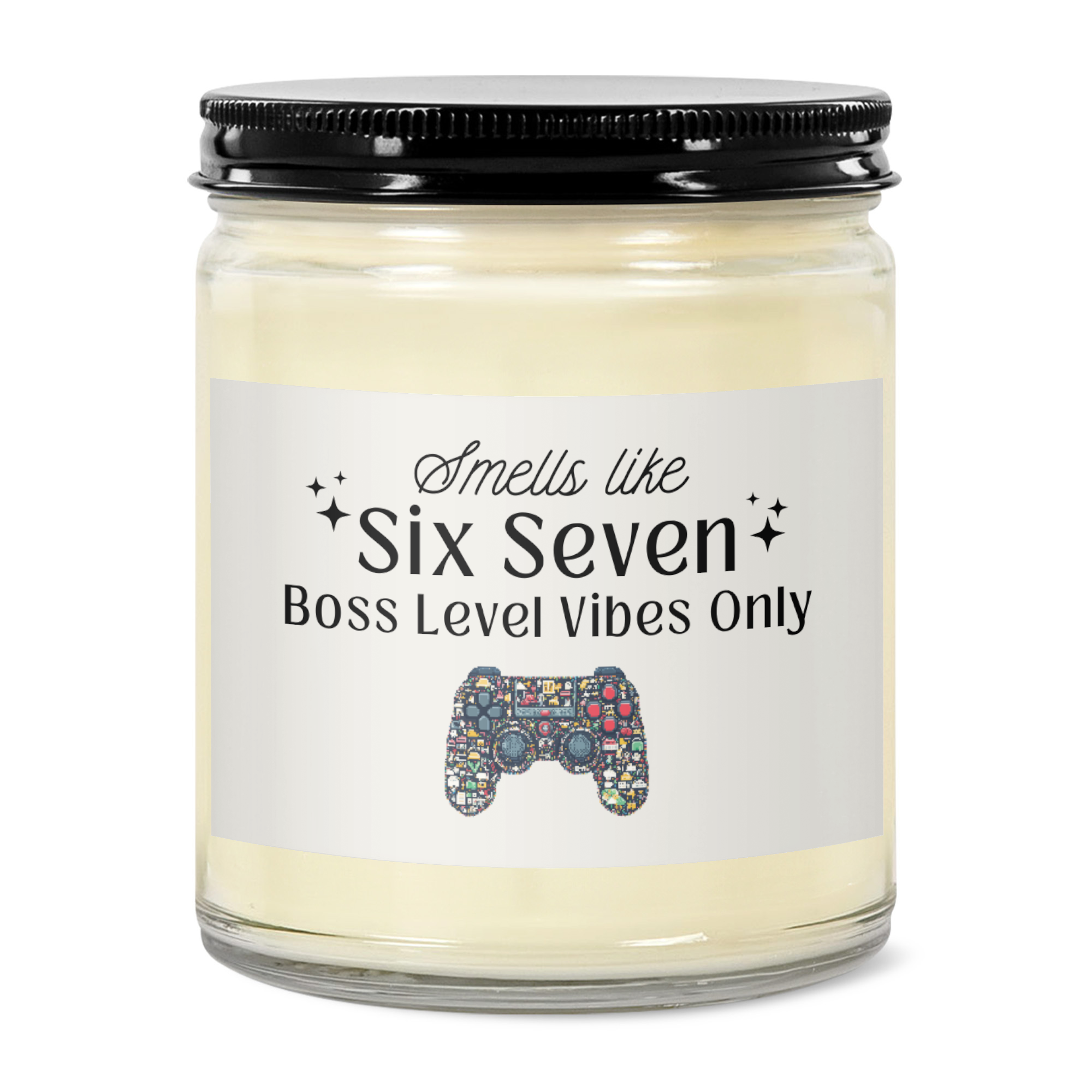 Six Seven Gamer Candle – Custom Platter